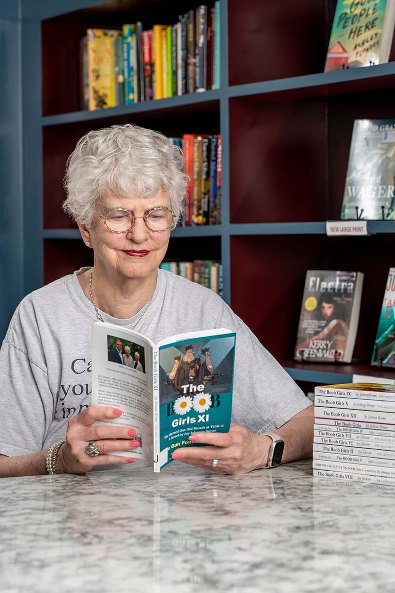 Author of 30+ books, Arboretum Village resident brings mystery and humor to community